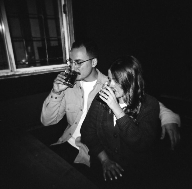 Trinity Bellwoods Engagement: Pizza, Pints & Film - jennifervansonphoto.com